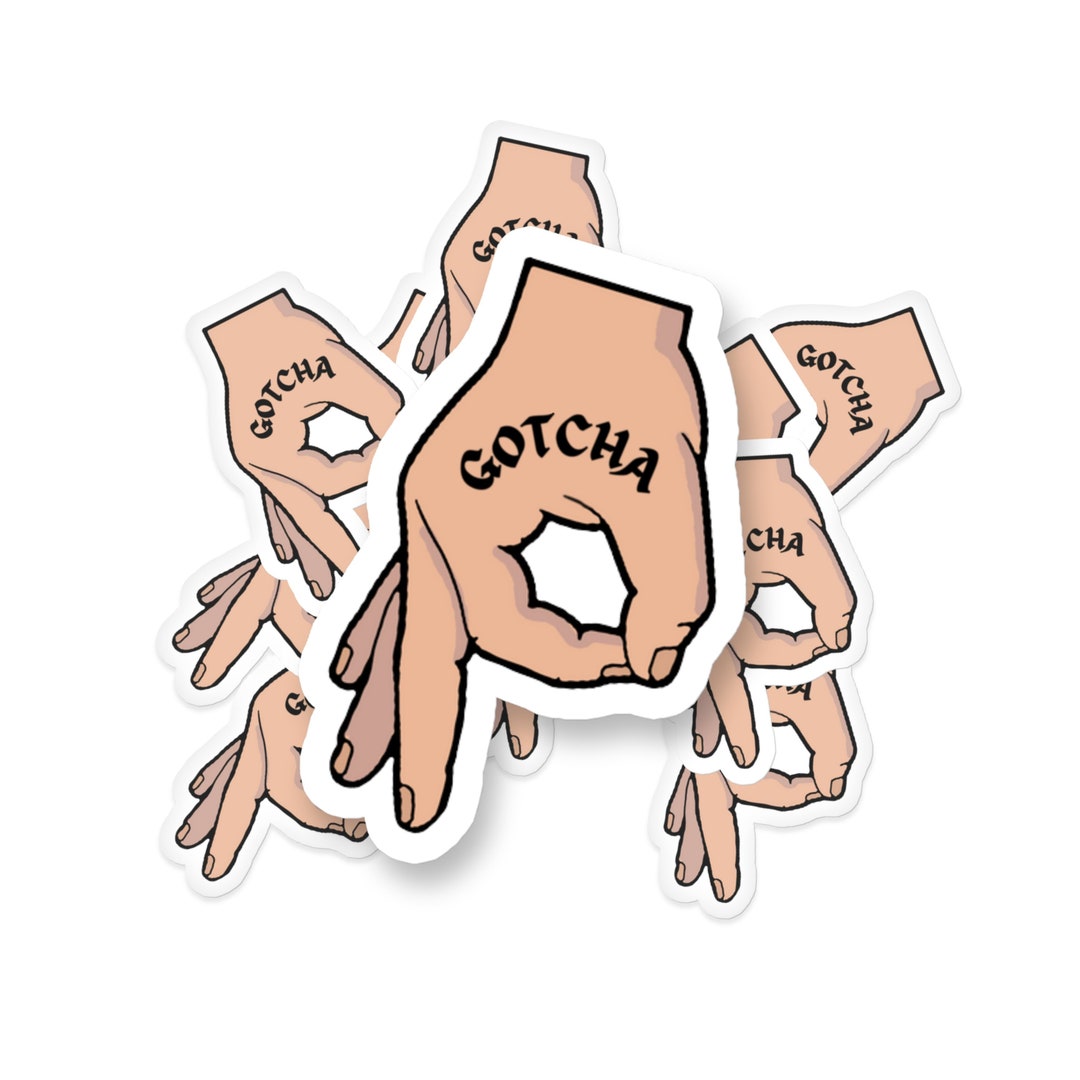 Circle Game Sticker, Funny Circle Hand Sticker, Meme Sticker, Joke ...