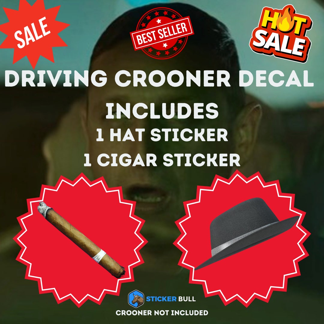 Driving Crooner Window Cling Driving Crooner Decal I Think - Etsy