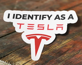 I Identify as a Sticker - Etsy