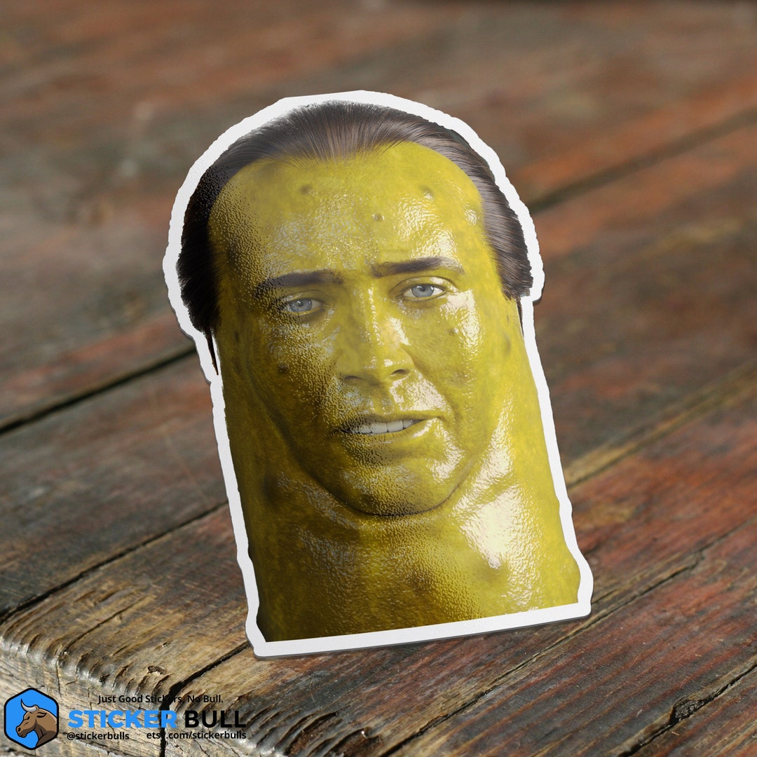 Nicolas Cage, Picolas Cage Sticker, Nicolas Cage Sticker, Sticker ...