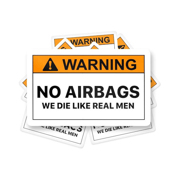 Funny Warning Sticker - Etsy