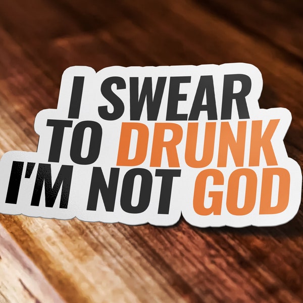 I Swear Im Not Drunk Sticker - Etsy