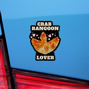 Crab Rangoon Lover Sticker, Funny Sticker, Meme Sticker, Hydroflask ...