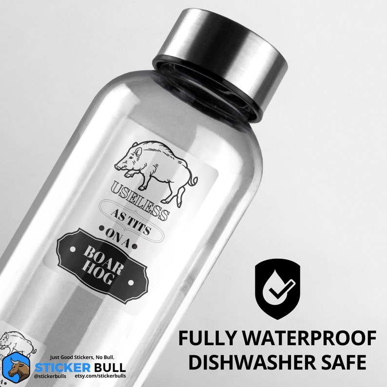 Useless as Tits on A Boar Hog Sticker Meme Stickers Funny - Etsy