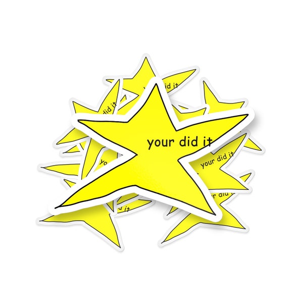Your Did It Car Sticker - Etsy