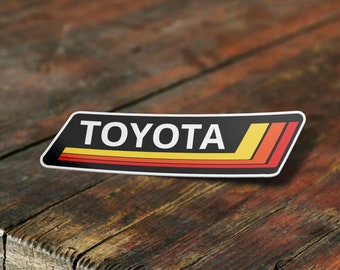 Toyota Retro Decal - Etsy