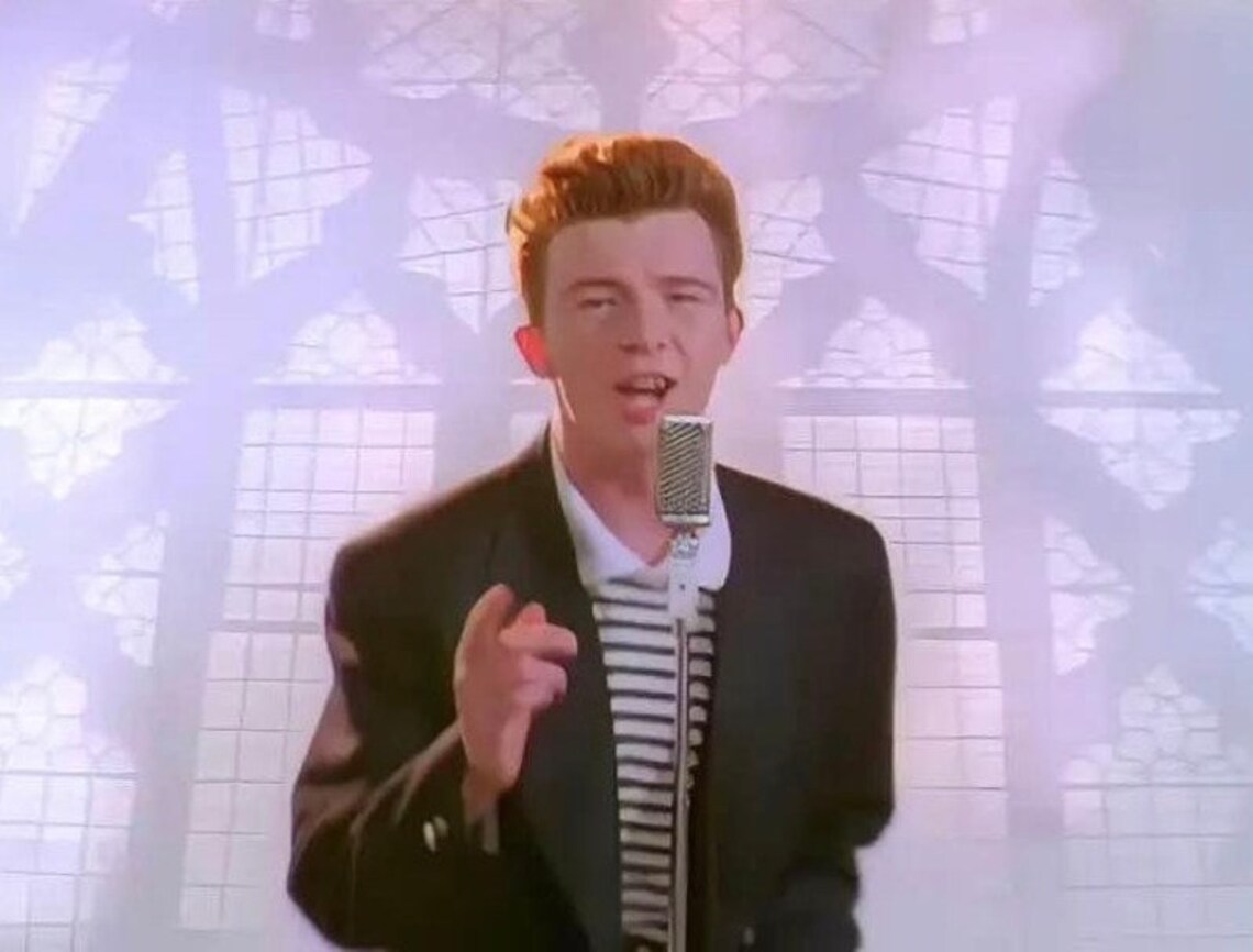 Rick Roll Sticker QR Code Sticker Meme Sticker Joke - Etsy