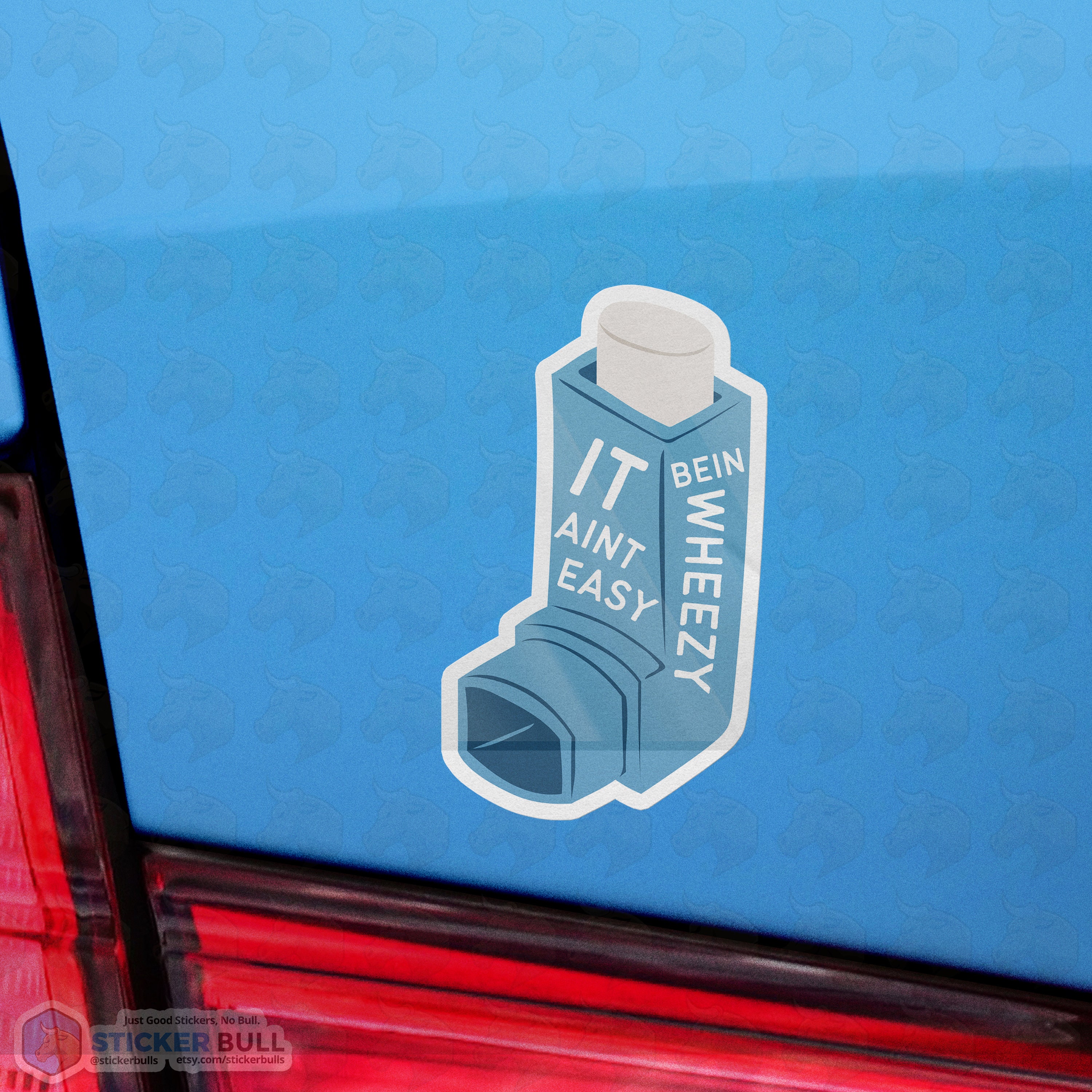 5 Pack - It Ain't Easy Bein Wheezy Sticker, Blue Funny Meme, BOGO - Etsy