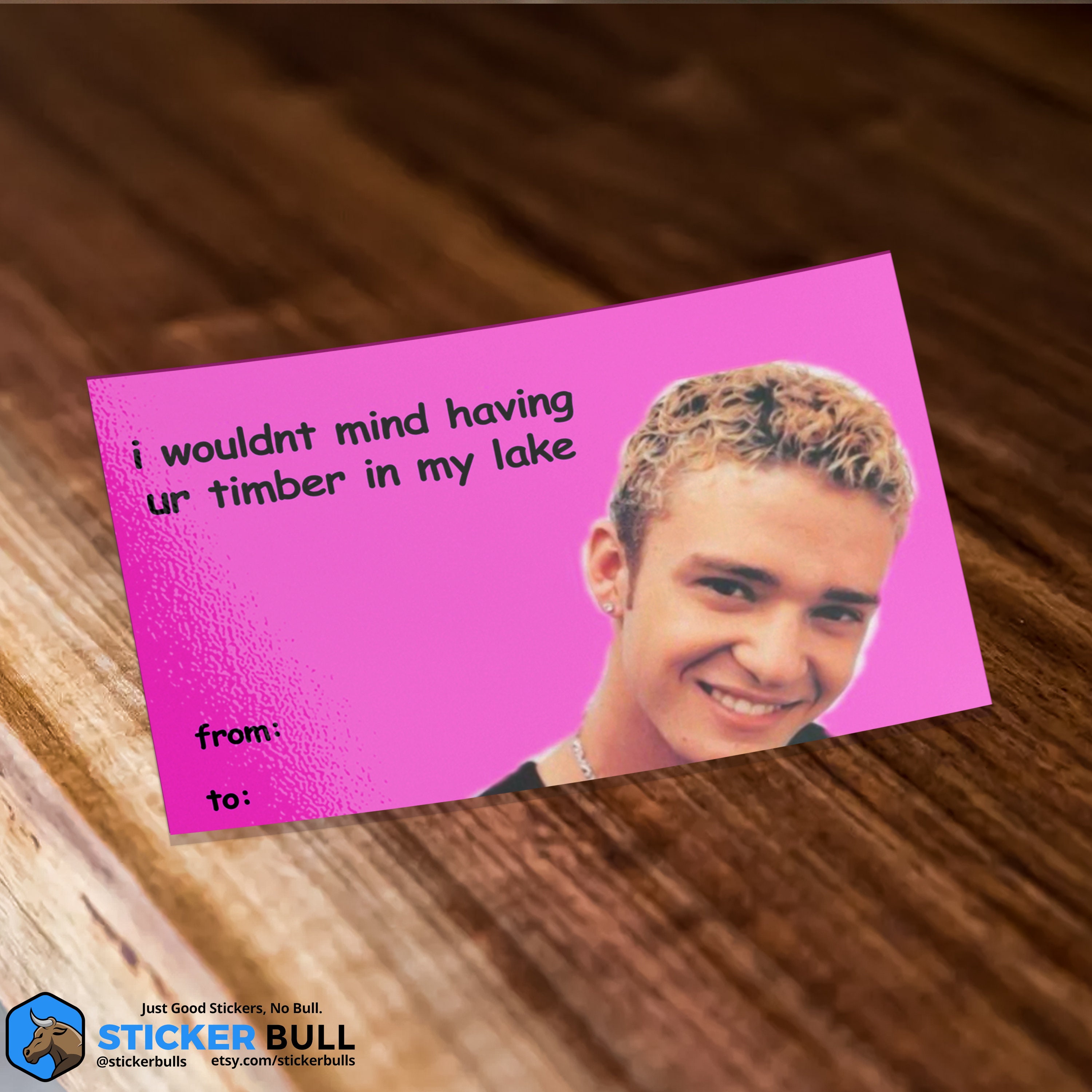 Justin Timberlake Birthday Card