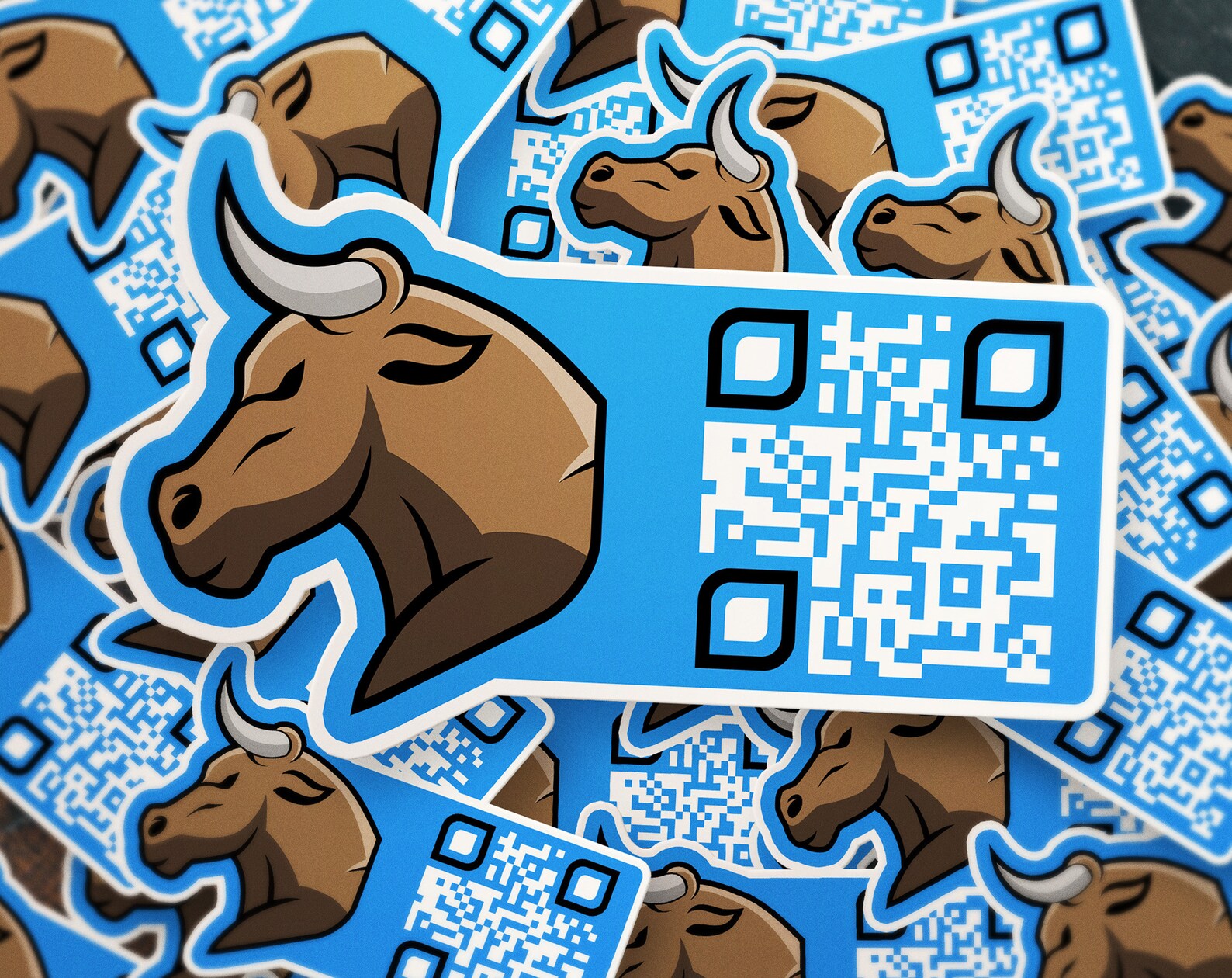 Custom Clear QR Code Stickers, Personalized QR Code Label, We Design ...