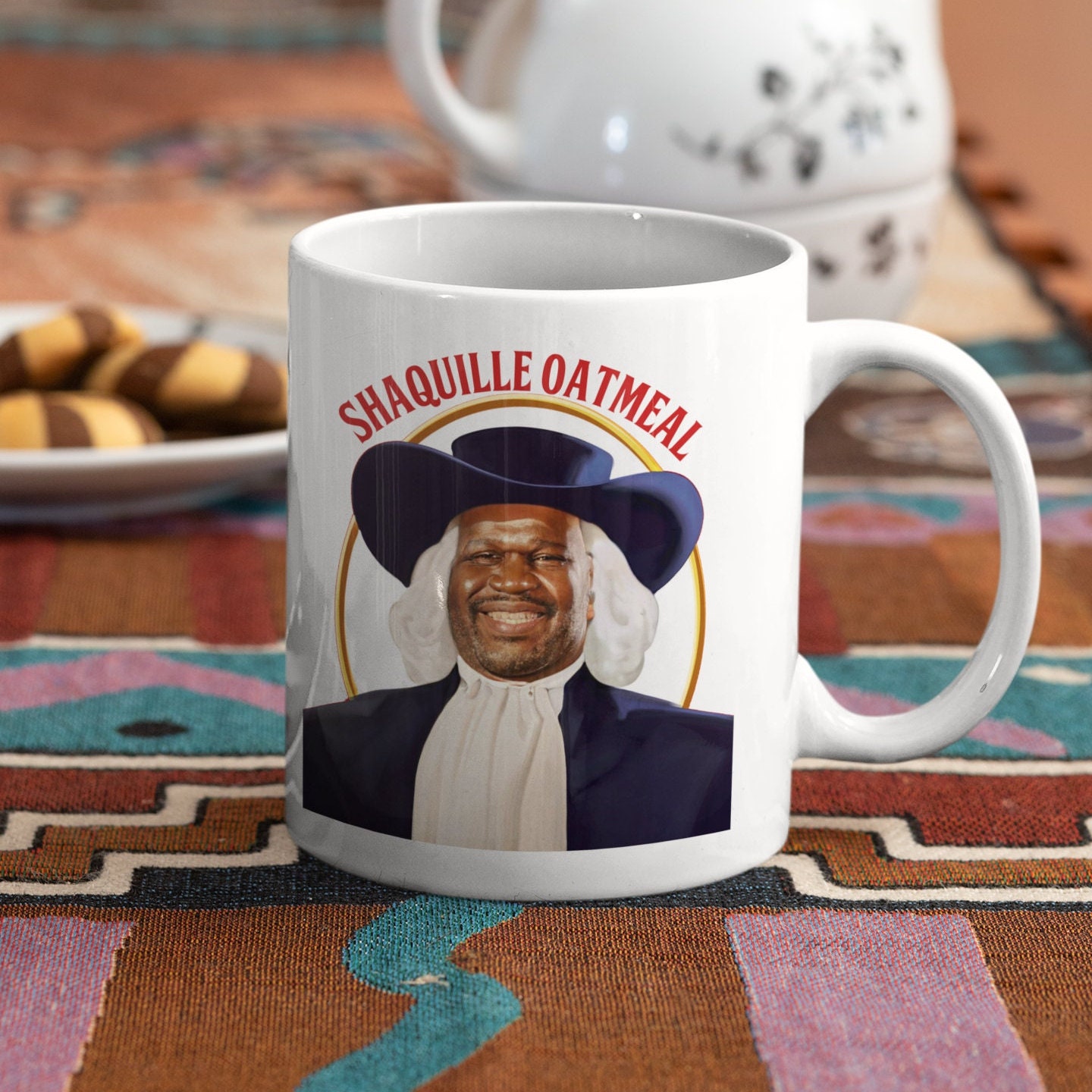 Shaquille Oatmeal Mug, Shaquille O'neal Mug, Funny Parody, Meme, Meme ...