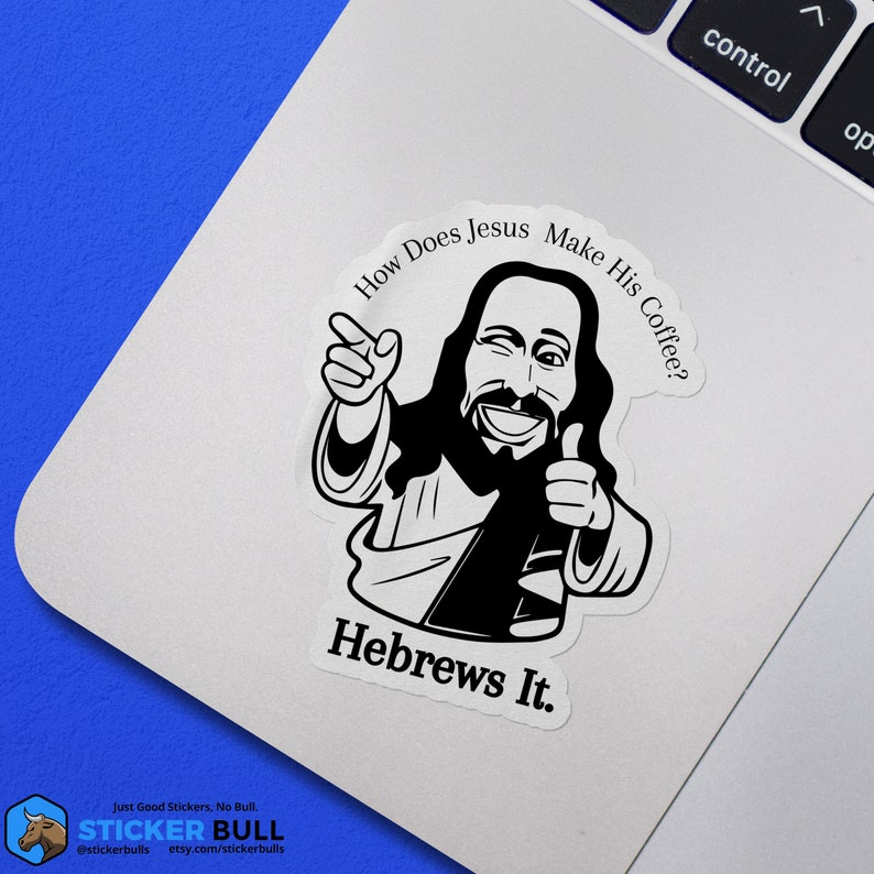 How Does Jesus Sticker, Meme Sticker, Funny Sticker, Hebrew Sticker ...