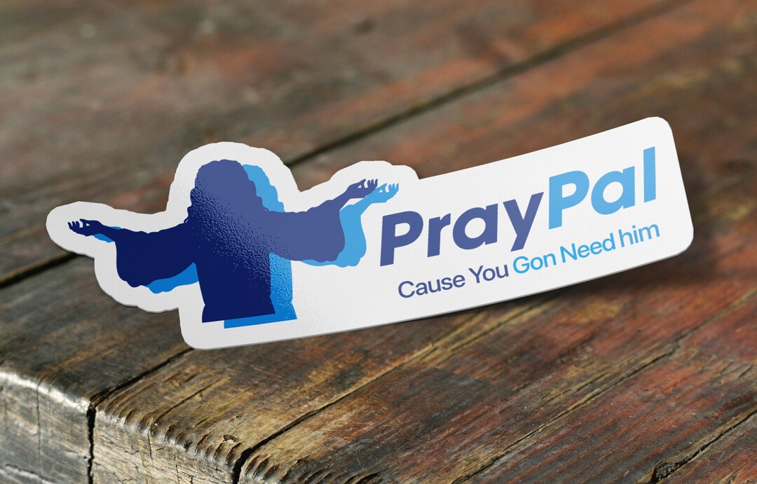 Pray Pal Sticker Jesus Sticker Praying Sticker Pay Pal - Etsy