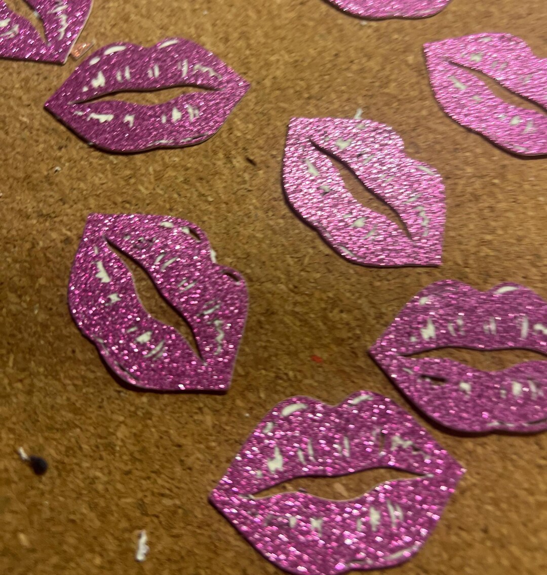 Glitter Lips Confetti, Engagement, Valentine's Day, Wedding, Bridal ...