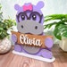 Personalized Hippo Name Stand | Adorable Room Decor | Free ...