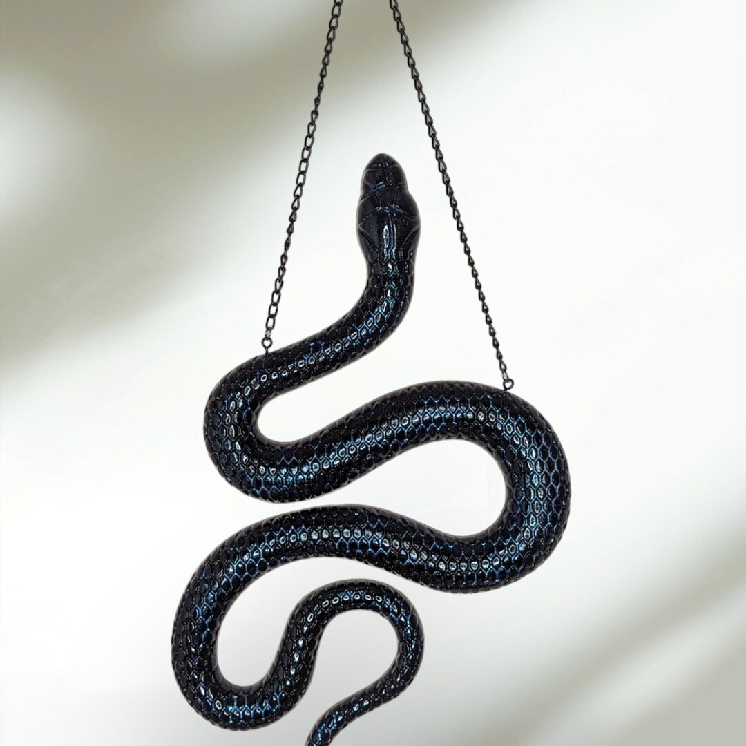 Snake Wall Art, Multiple Color Options, Witch Art, Hanging Serpent - Etsy