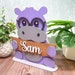 Personalized Hippo Name Stand | Adorable Room Decor | Free ...