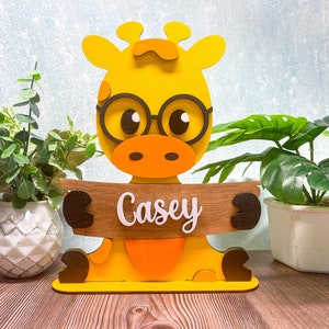 Personalized Giraffe Name Stand | Adorable Room Decor | Free ...