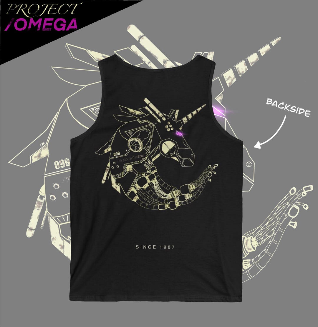 Tank Top, Car Enthusiasts, Drift Events, Mech Unicorn Design, Gift for ...