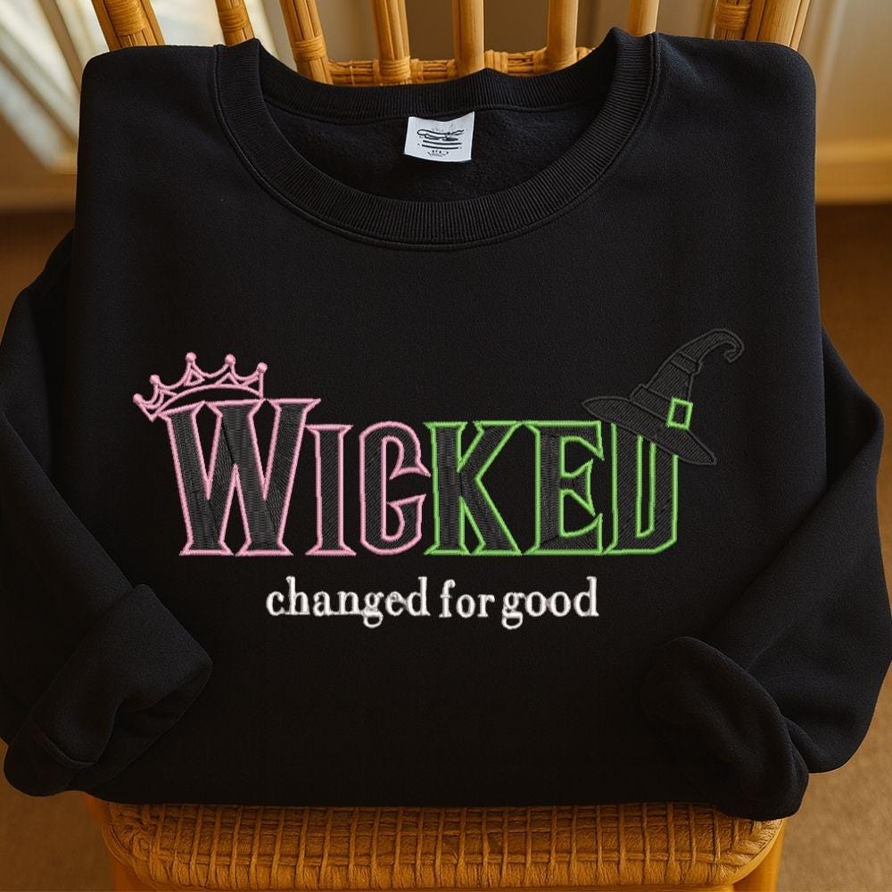 Witch Embroidery Designs , Wicked Machine Embroidery Files , Pink Green ...