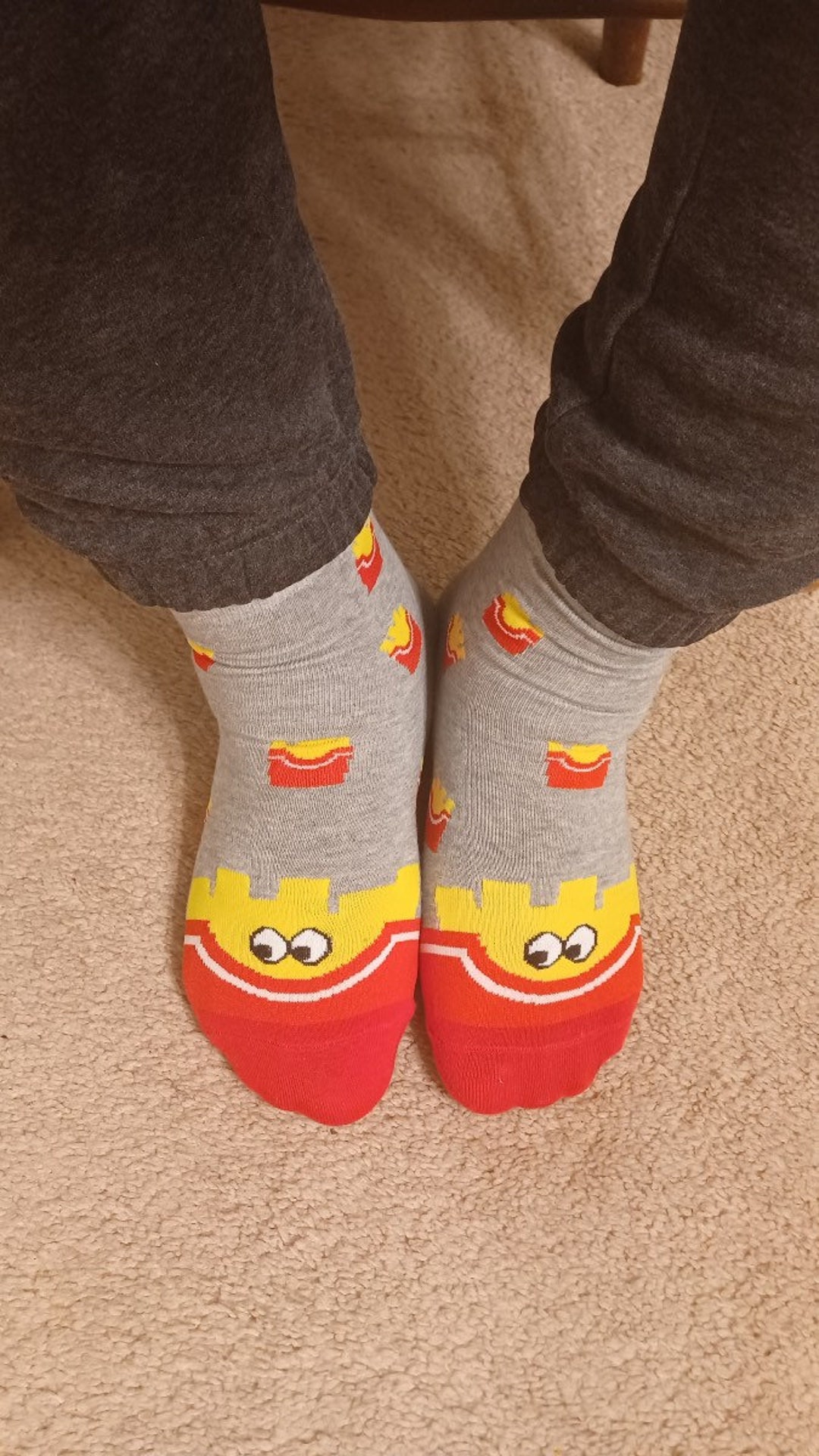 Novelty French Fry Hamburger Pizza Cupcake Donuts Socks. - Etsy
