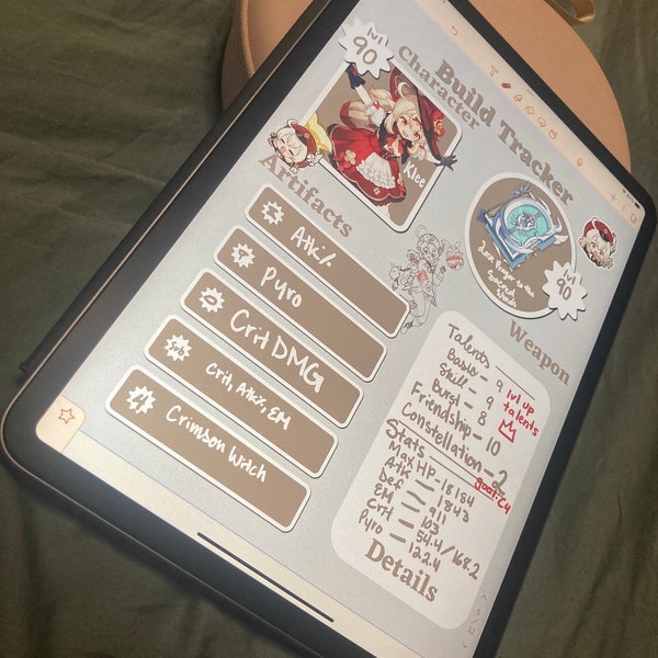 Genshin Notebook - Etsy