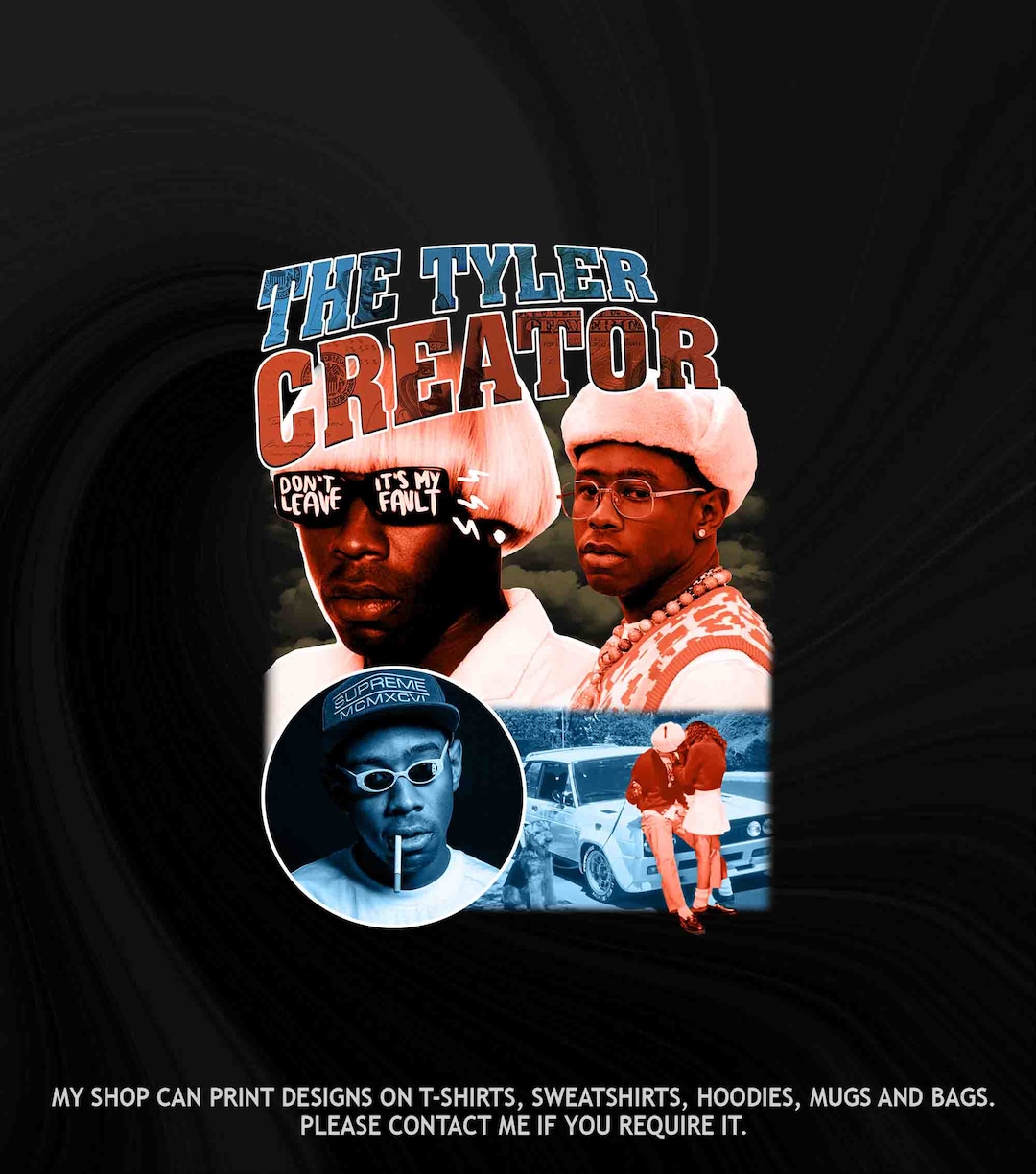 Vintage Tyler the Creator Png, Tyler the Creator Rap Singer Digital ...