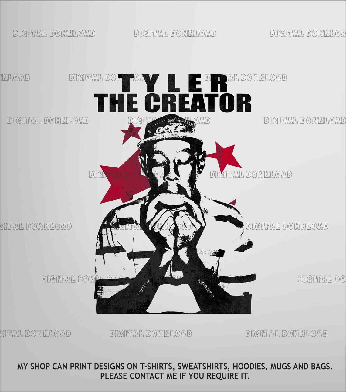Vintage Tyler the Creator Png, Tyler the Creator Rap Singer Digital ...