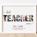 Personalized Teacher Photo Collage, Custom Gift for Teacher's Day ...