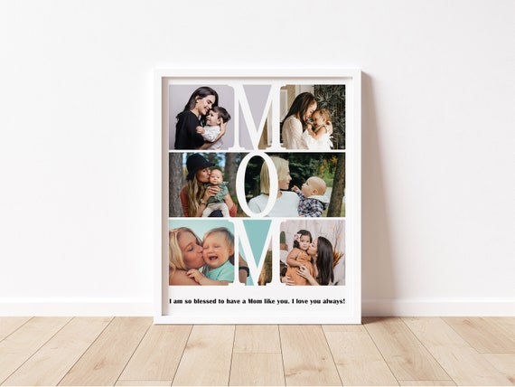 Personalized Mom Photo Collage Mother's Day Gift Gift - Etsy
