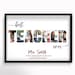 Personalized Teacher Photo Collage, Custom Gift for Teacher's Day ...