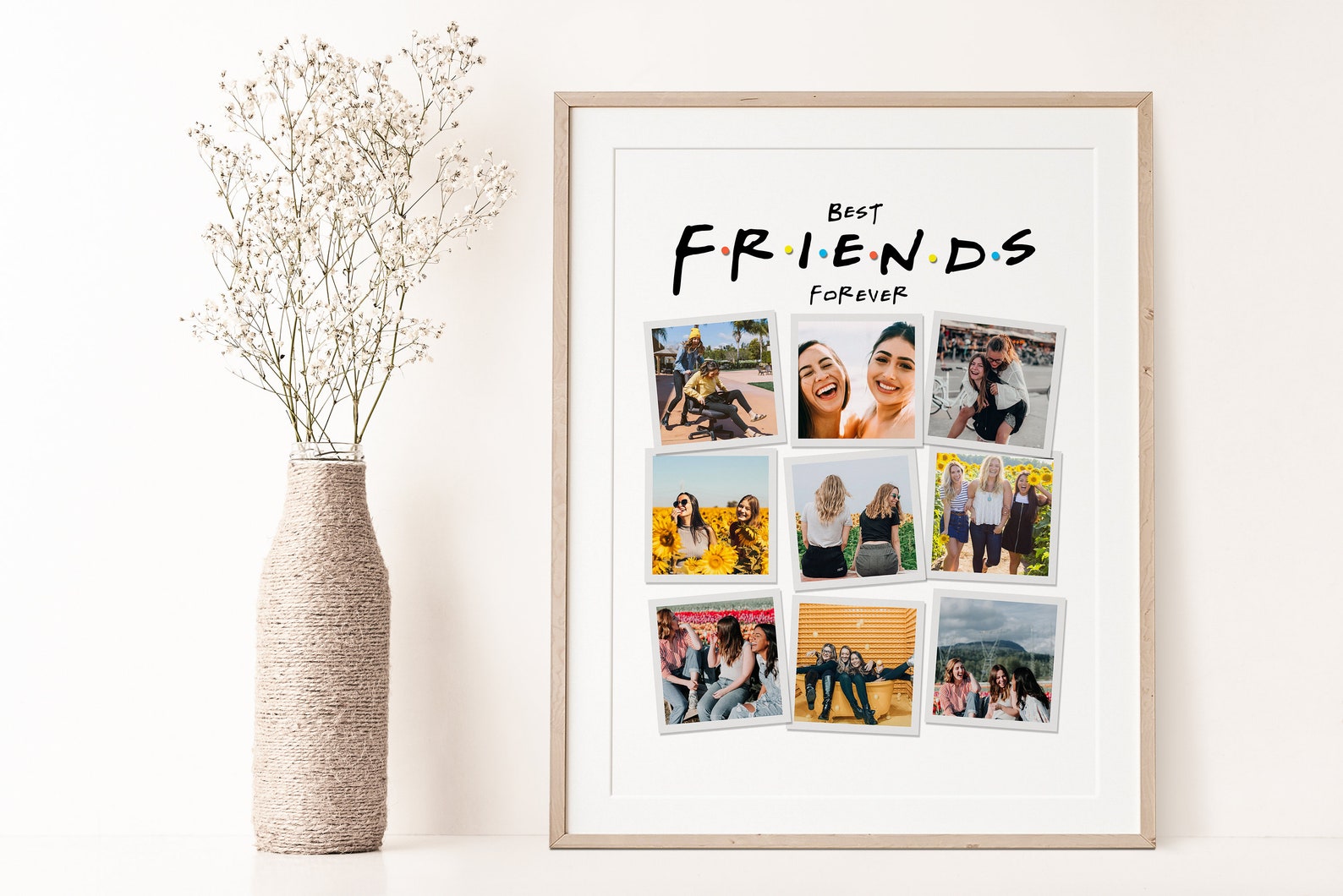 Best Friends Photo Collage Best Friend Gift Best Fiends - Etsy Australia