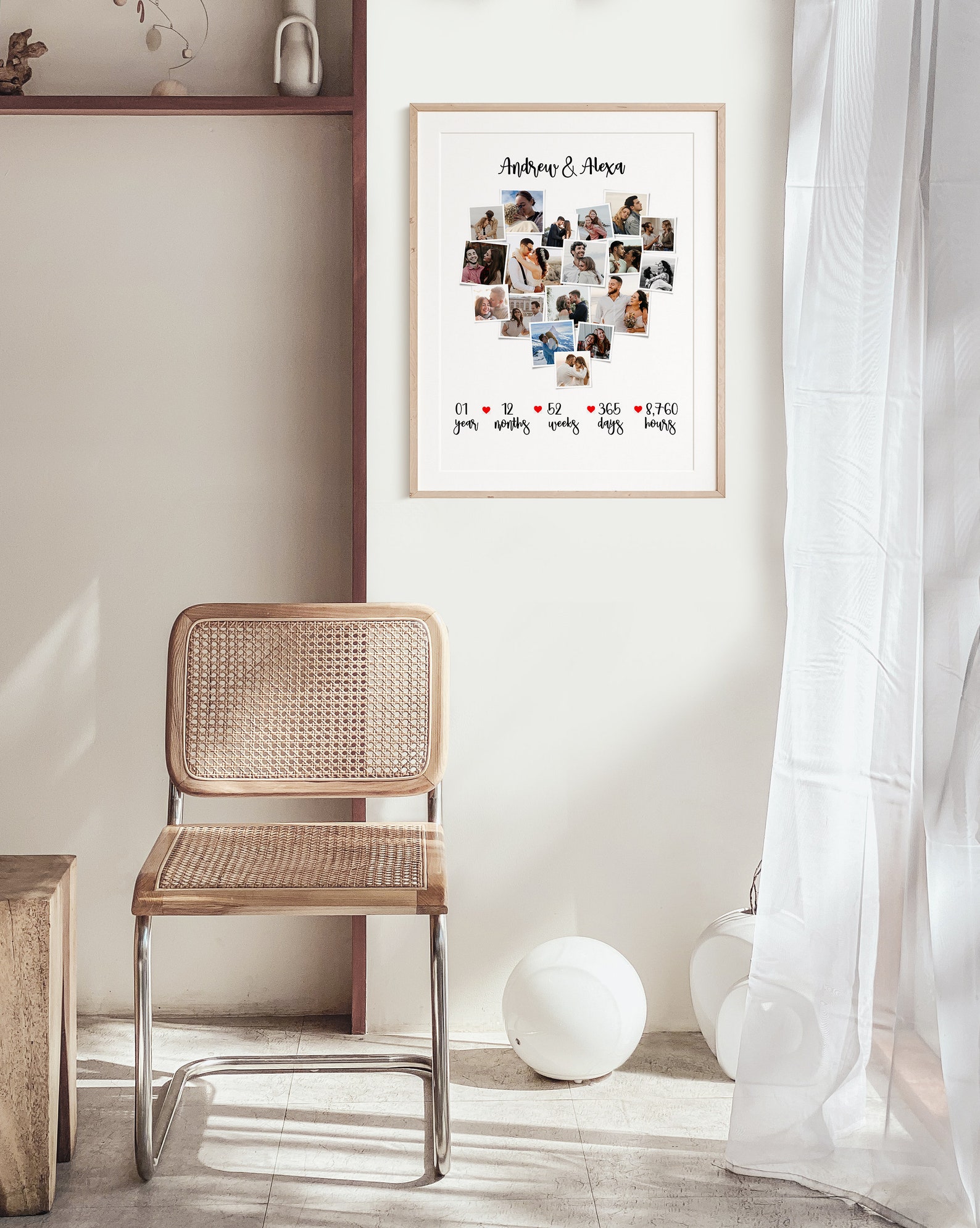 Personalize 1st Year Anniversary Photo Collage Gift 1 Year - Etsy