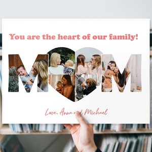 Mom Photo Collage, Mom Photo Gift, Mother's Day Gift for Mom ...