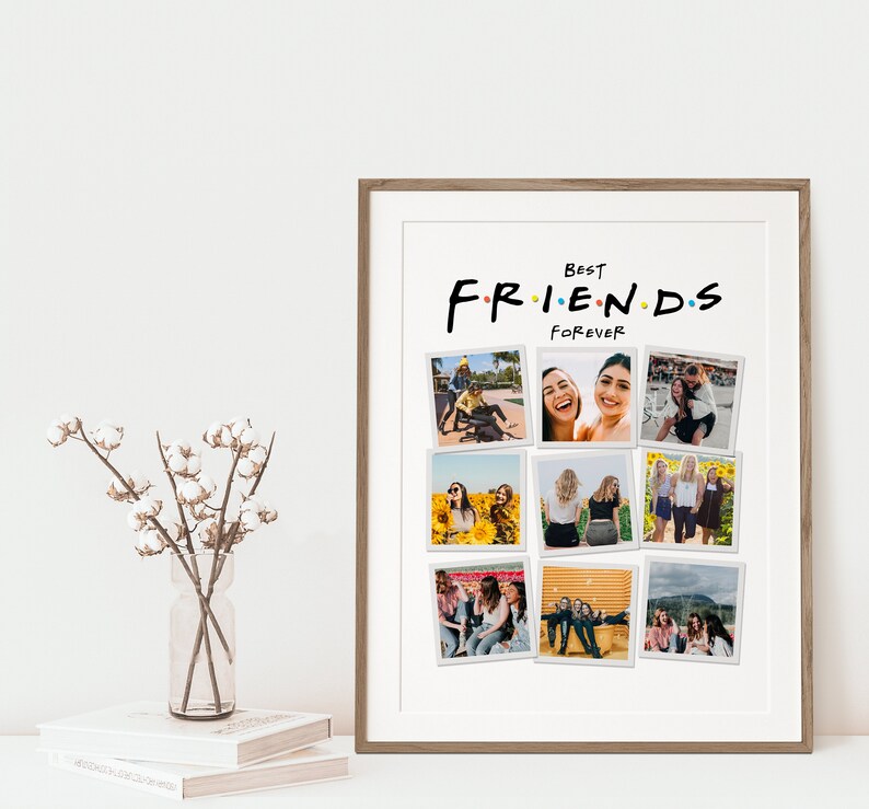 Best Friends Photo Collage Best Friend Gift Best Fiends - Etsy Australia