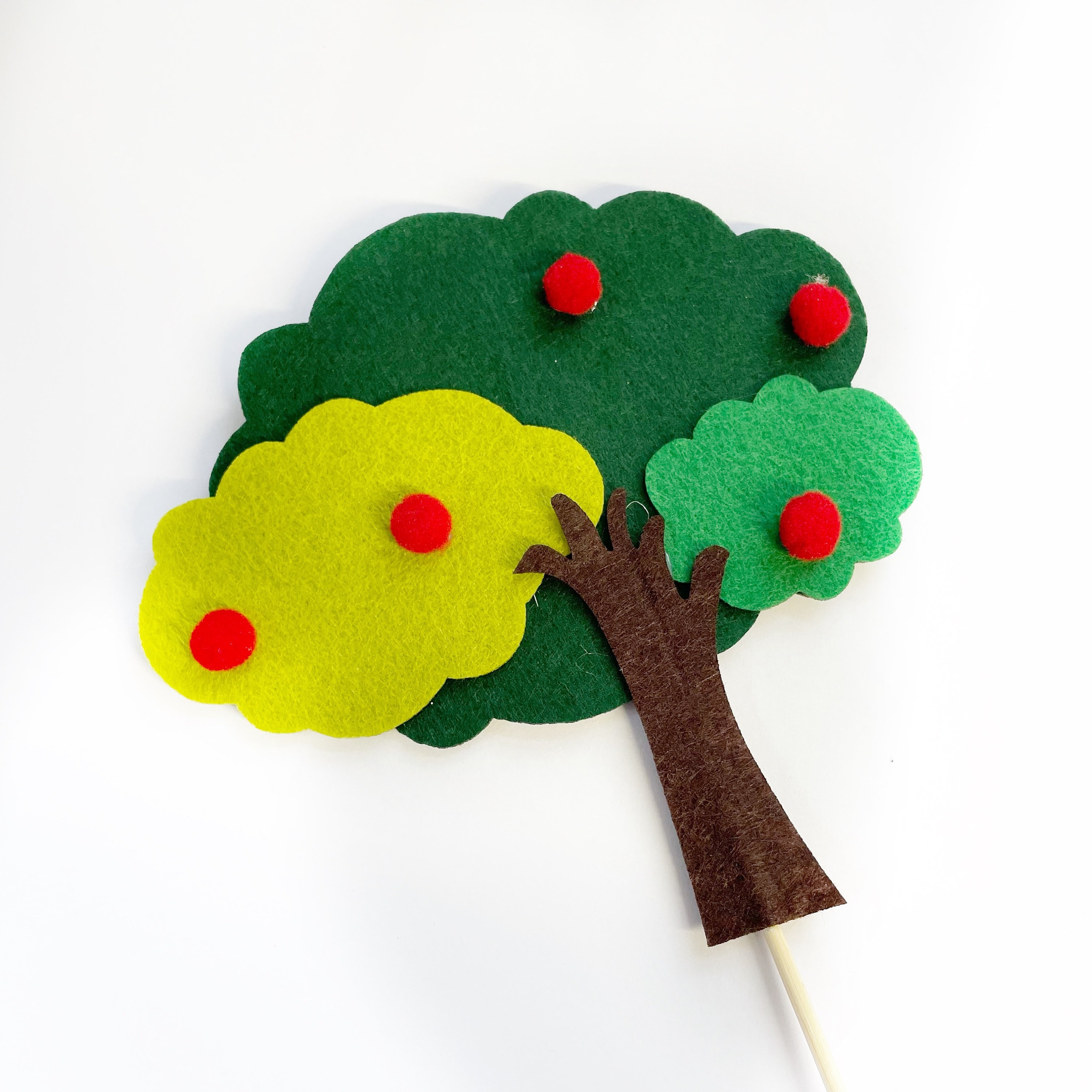 Felt Cake Topper Trees Cake Decorations Cupcake Toppers - Etsy