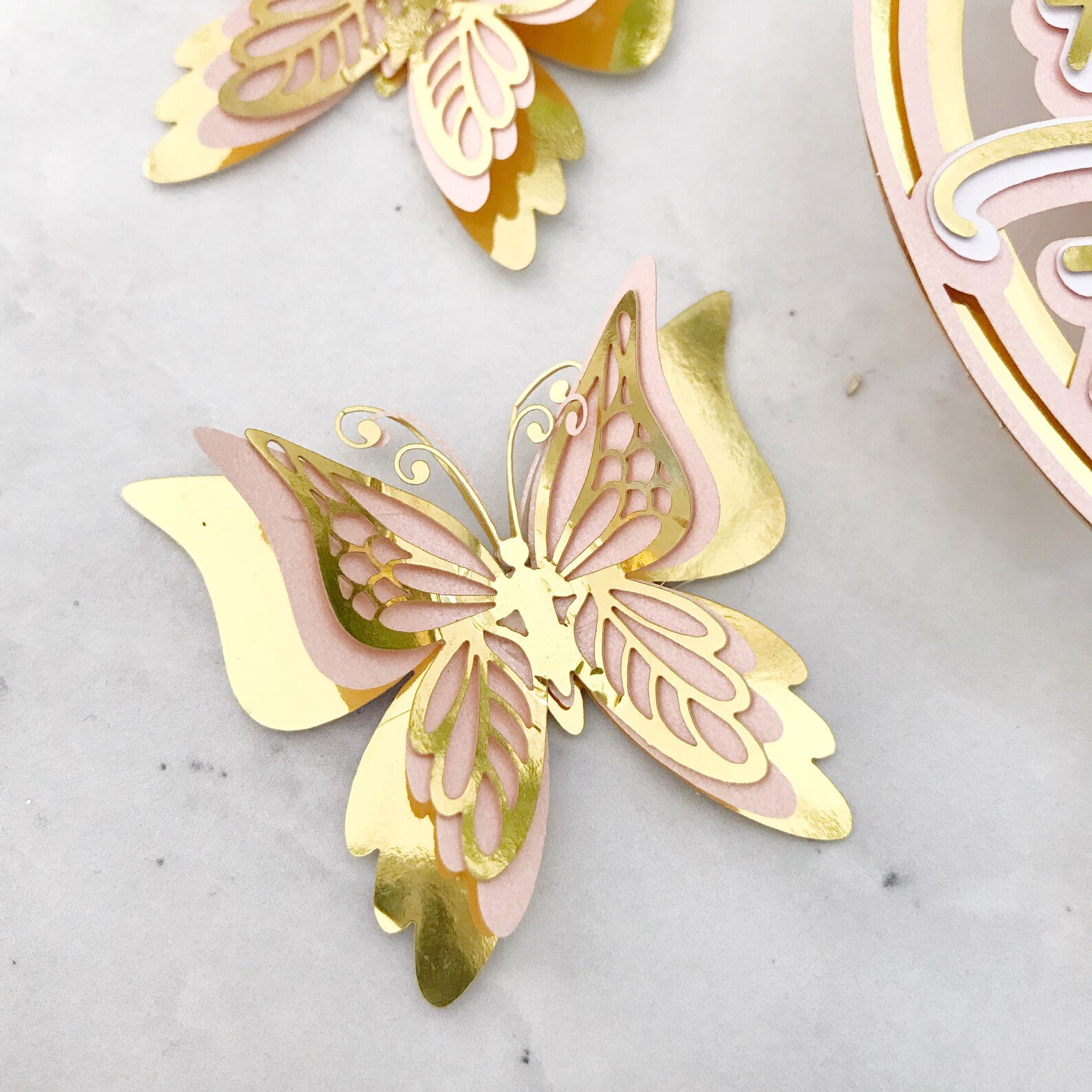 Topper de pastel de mariposa con mariposas x3 cumpleaños de | Etsy