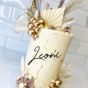 Ginkgo Stem, Gingko Leaf, Gold, Artificial Flower, Cake Decorating ...