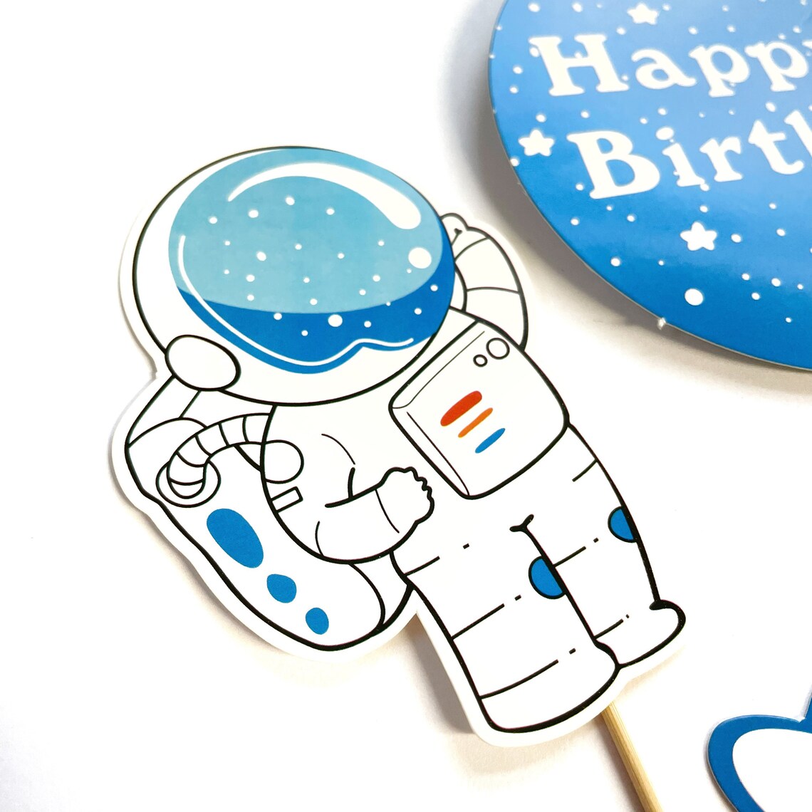 Astronaut Cake Topper Set Rocket Planets Boys Birthday - Etsy
