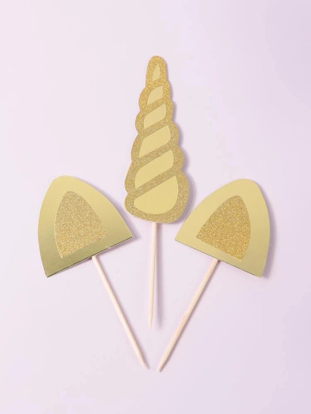 Unicorn Cake Horn & Ears Cake Topper, Unicorns, Magical Party, Cake ...