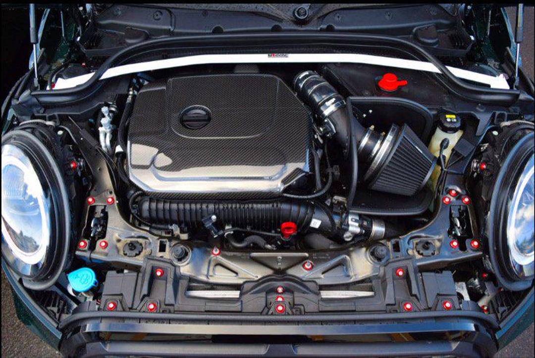 MINI Cooper Carbon Fibre Engine Cover - Etsy
