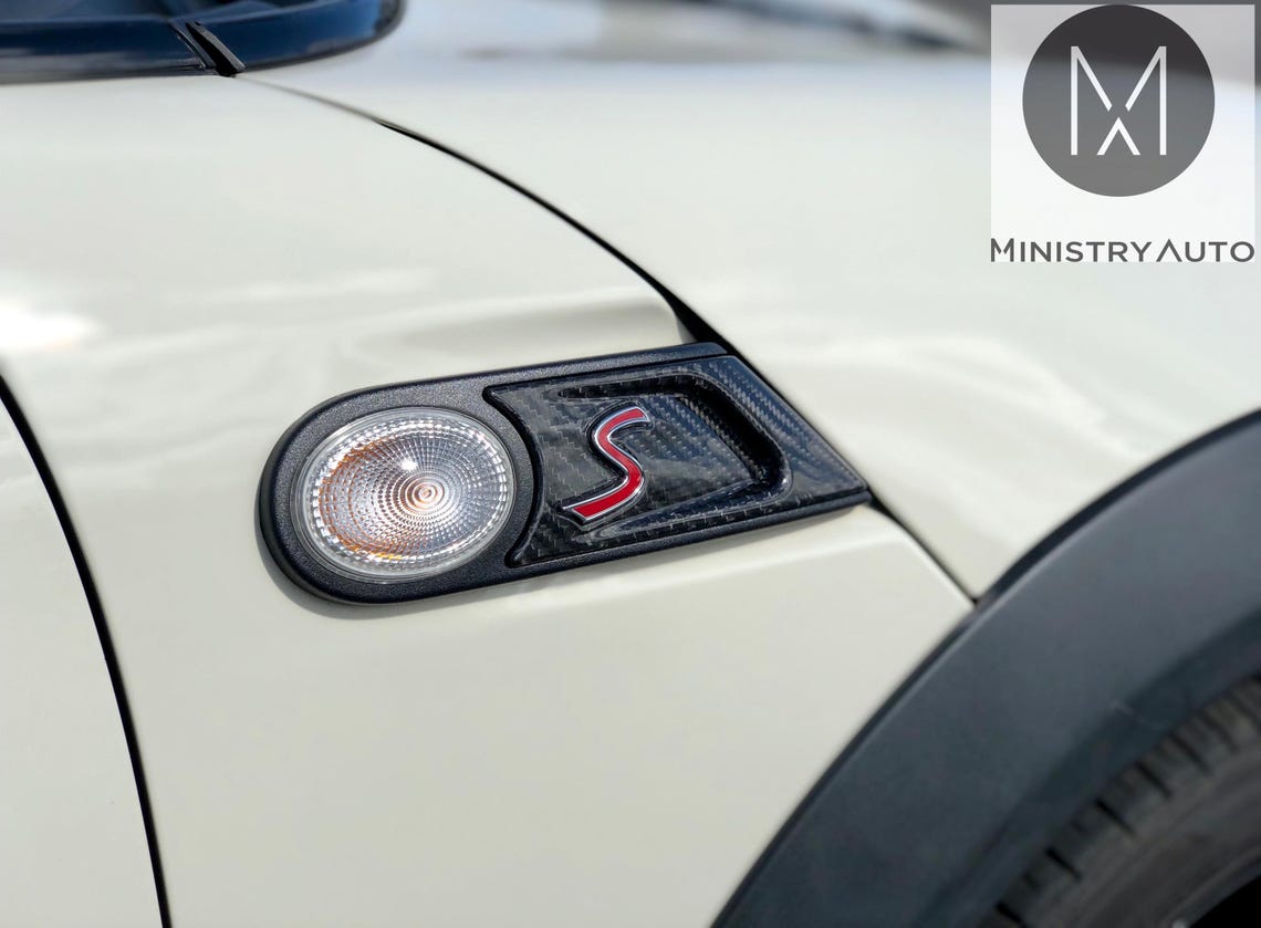 MINI Side Scuttle Covers Carbon Fibre R55, R56, R57, R58 & R59 Cooper S ...