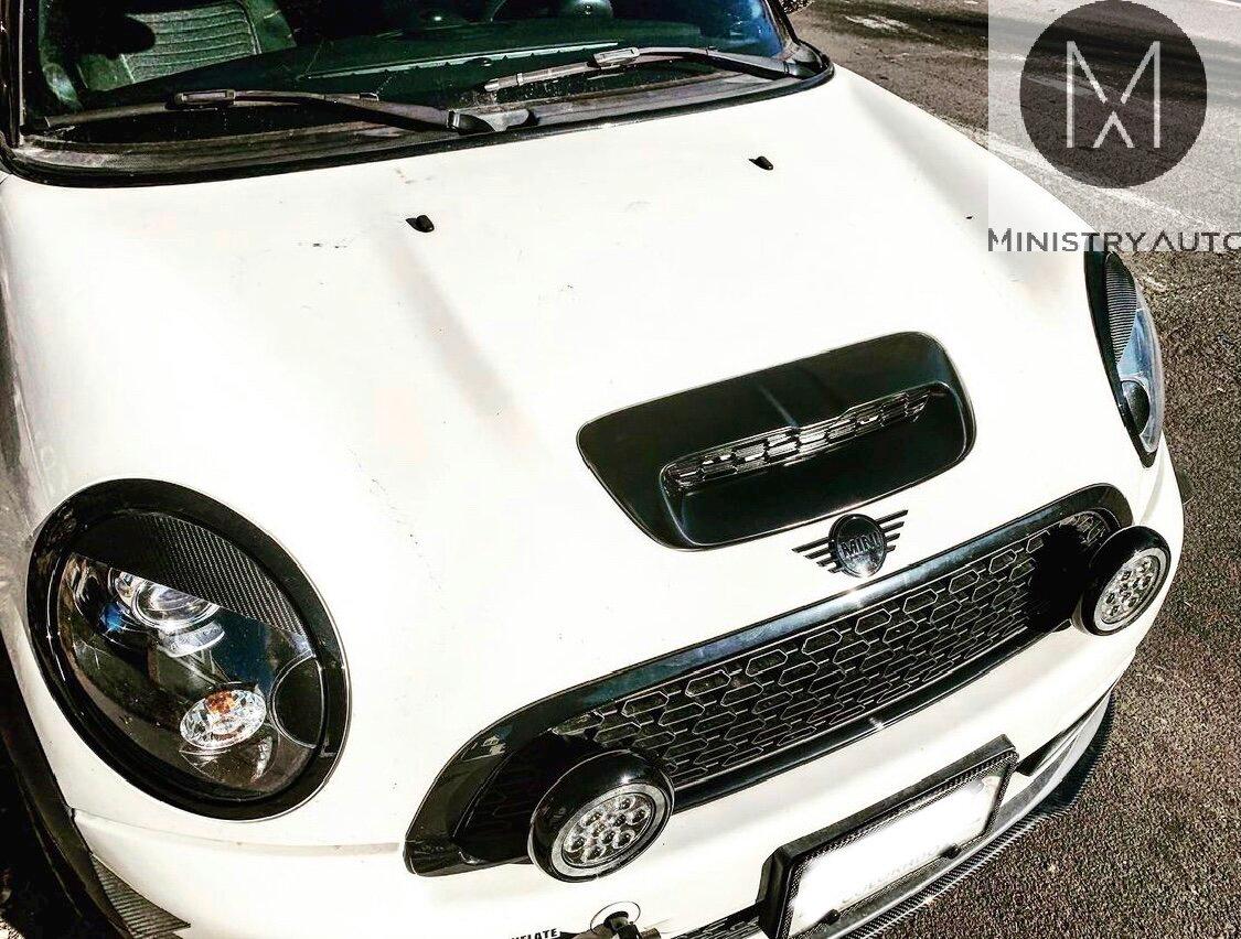 MINI Cooper S Front Grill Surround Trims - Matte Black GEN2 2007 - 2013 ...