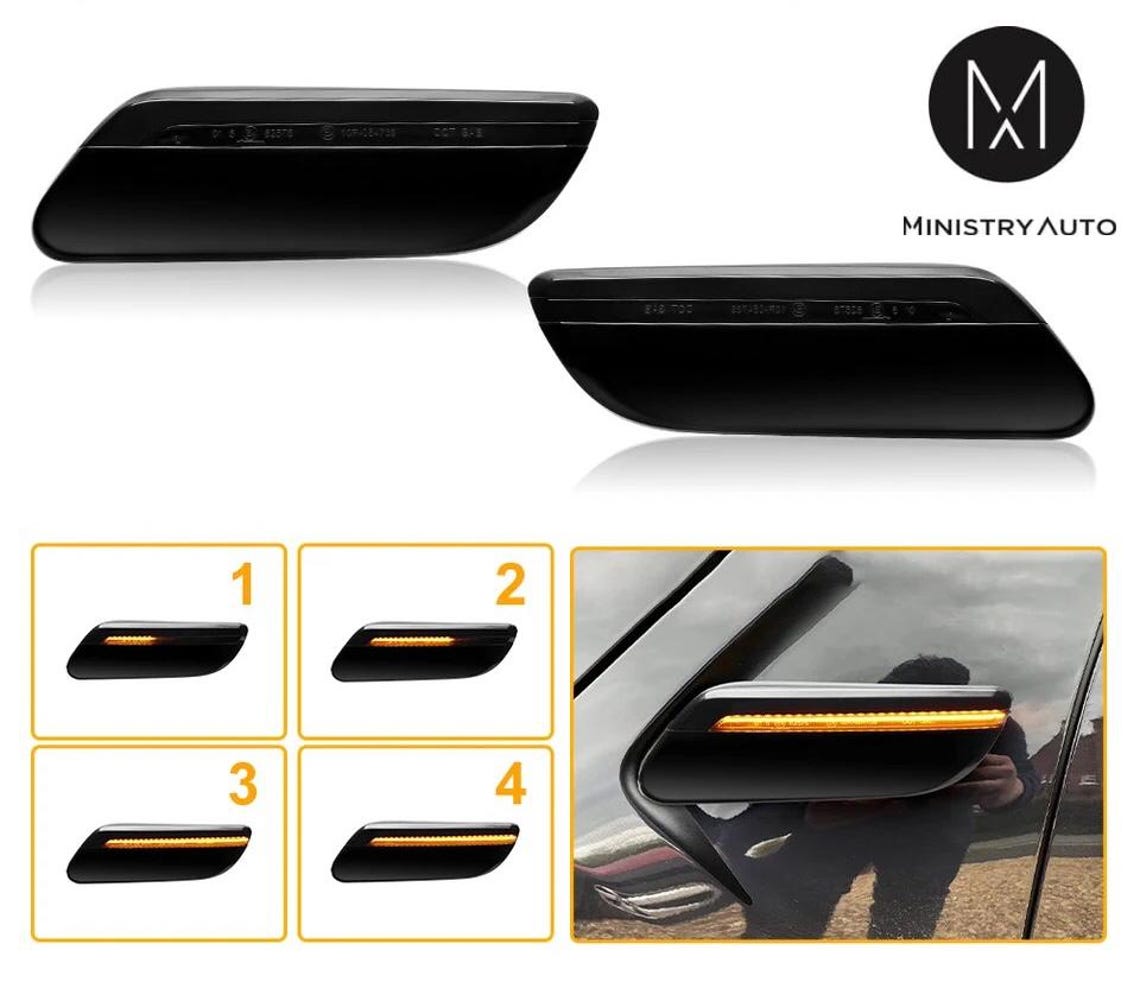 MINI Dynamic Side Scuttle Indicators - Blacked Out F56 F55 F57 2014 ...