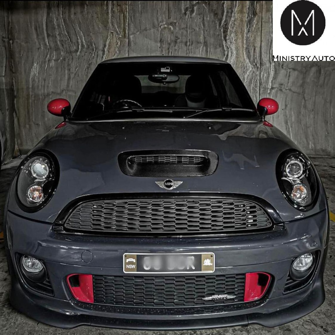 MINI GEN2 Headlight Surround Covers - Piano Black or Matte Black R56 ...