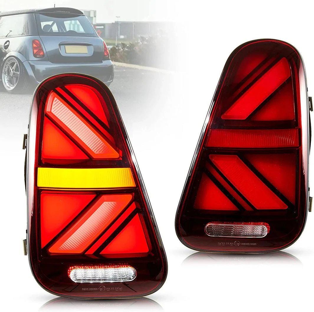 MINI GEN 1 Union Jack Taillights - Sequential Turn Signal & Dynamic ...