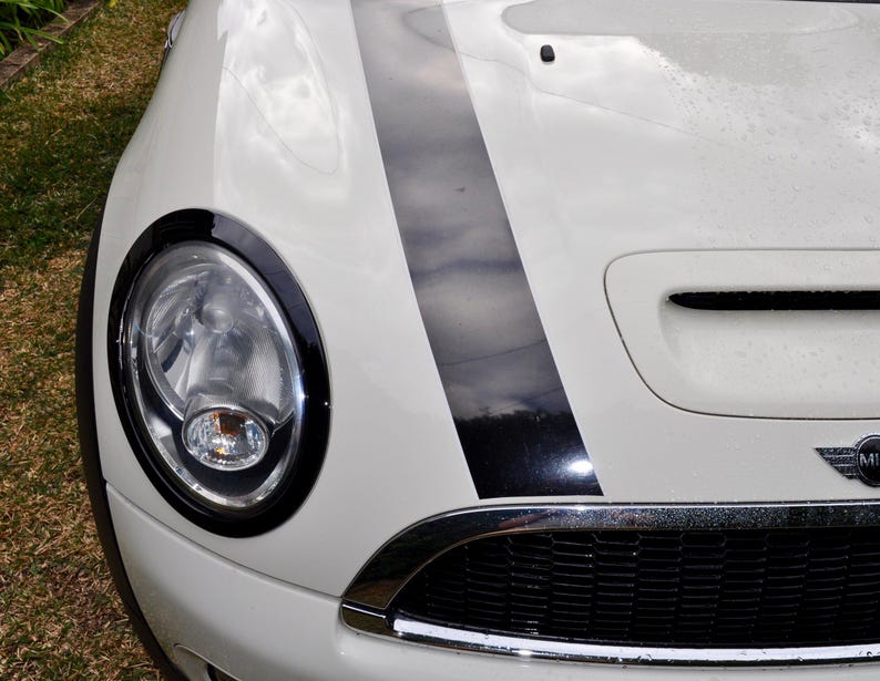 MINI GEN2 Headlight Surround Covers - Piano Black or Matte Black R56 ...