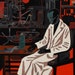 Black Science Educator Art Print With Mat, African American Teacher Art ...