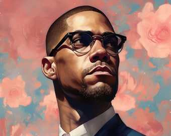 Malcolm X, Limited Edition Print, Digital Collage, Black Art, African ...