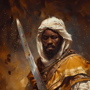 African Warrior King, Black Art, African American Art, Black History ...